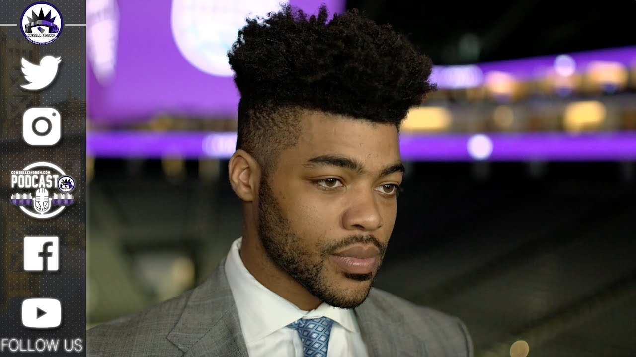 Frank Mason III Kings Introduction Press Conference, New Era of Proud ...