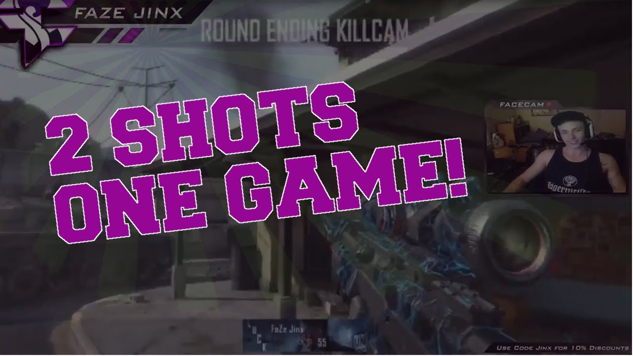 FaZe Jinx: Livestream Highlight #4! (2 SHOTS ONE GAME!) - YouTube