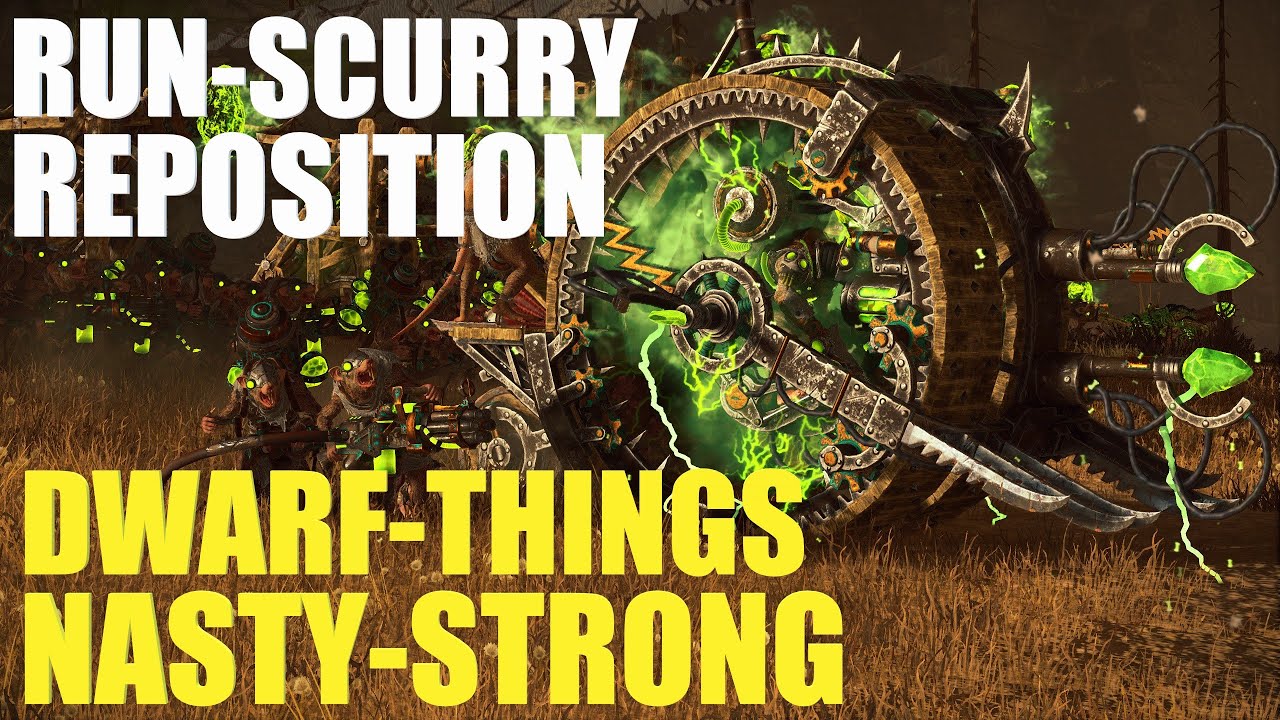 Run-Scurry Reposition! Dwarf-Things Nasty-Strong - YouTube