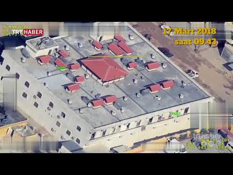 TSK, vurulduğu iddia edilen Afrin Hastanesi'nin bugünkü görüntüsünü paylaştı.