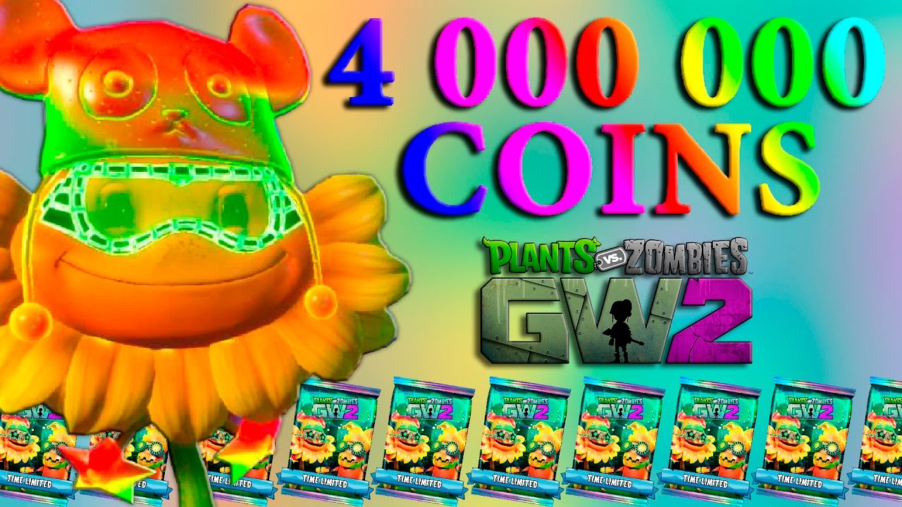 4,000,000 Coins Infinity Pack Opening! Plants vs Zombies Garden Warfare ...