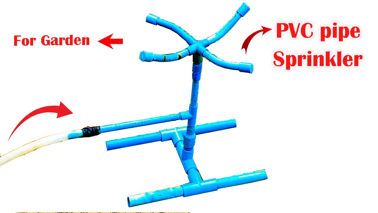 Amazing idea to make PVC pipe sprinkler for Garden most people don't ...