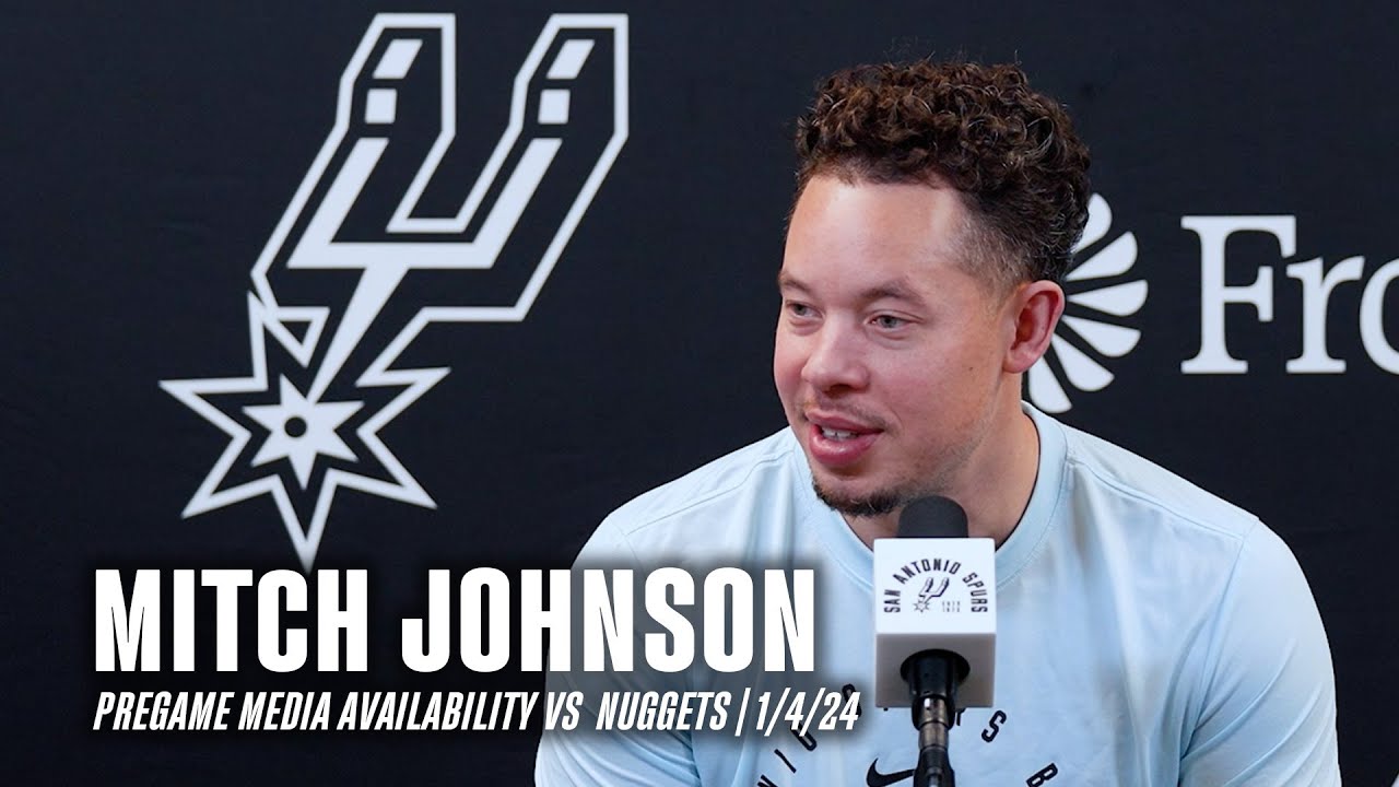 Mitch Johnson's Pregame vs Denver Nuggets | 1.4.2025 - YouTube