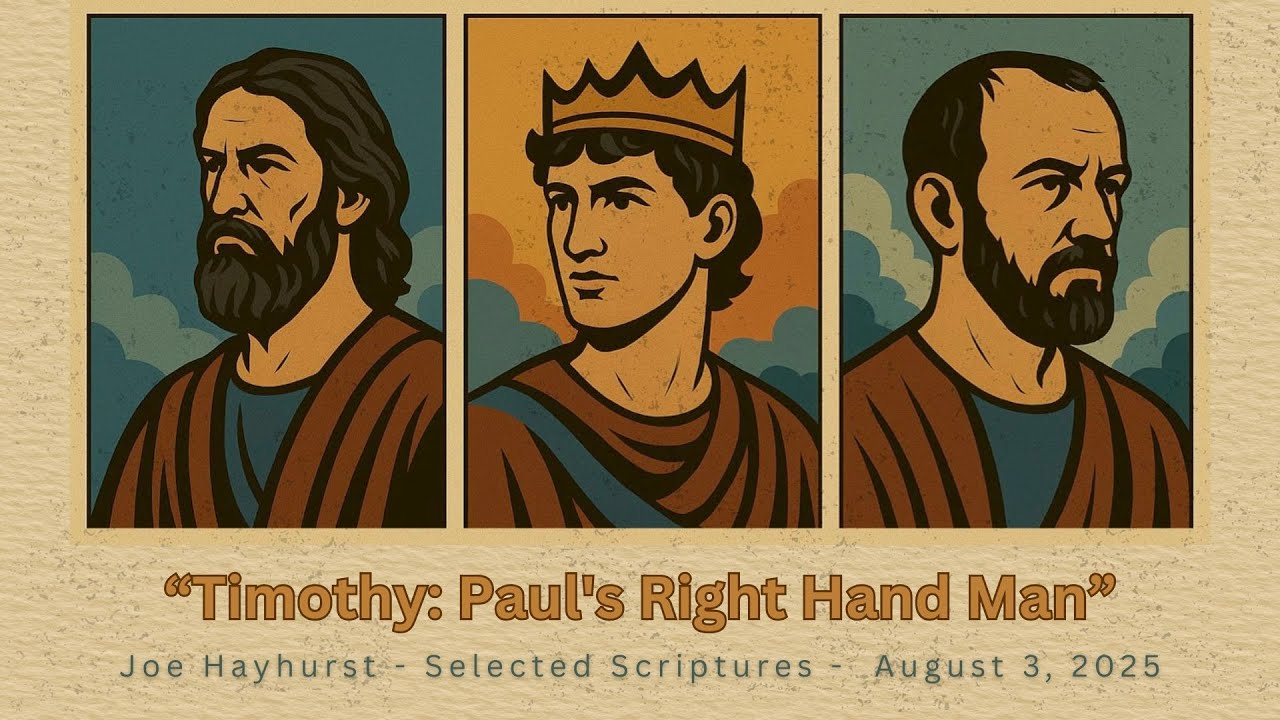 Timothy: Paul's Right Hand Man | Joe Hayhurst | Selected Scriptures ...