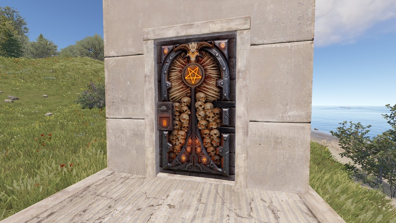 RUST SKIN SPOTLIGHT - Doomgate Sheet Metal Door - 3,29€ - YouTube