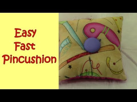Sew Easy Pincushion Part 1 - YouTube