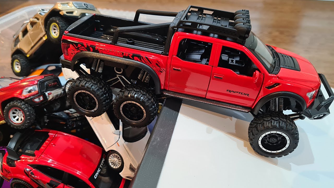 Diecast Model Cars Of Various Brands & Sizes Moving Out Of The Box 4K ...