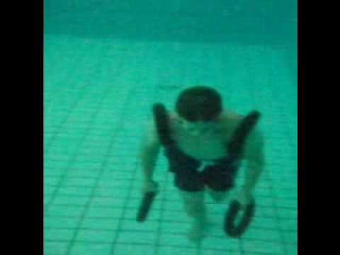 Underwater walk in 3,80 m deep water - YouTube