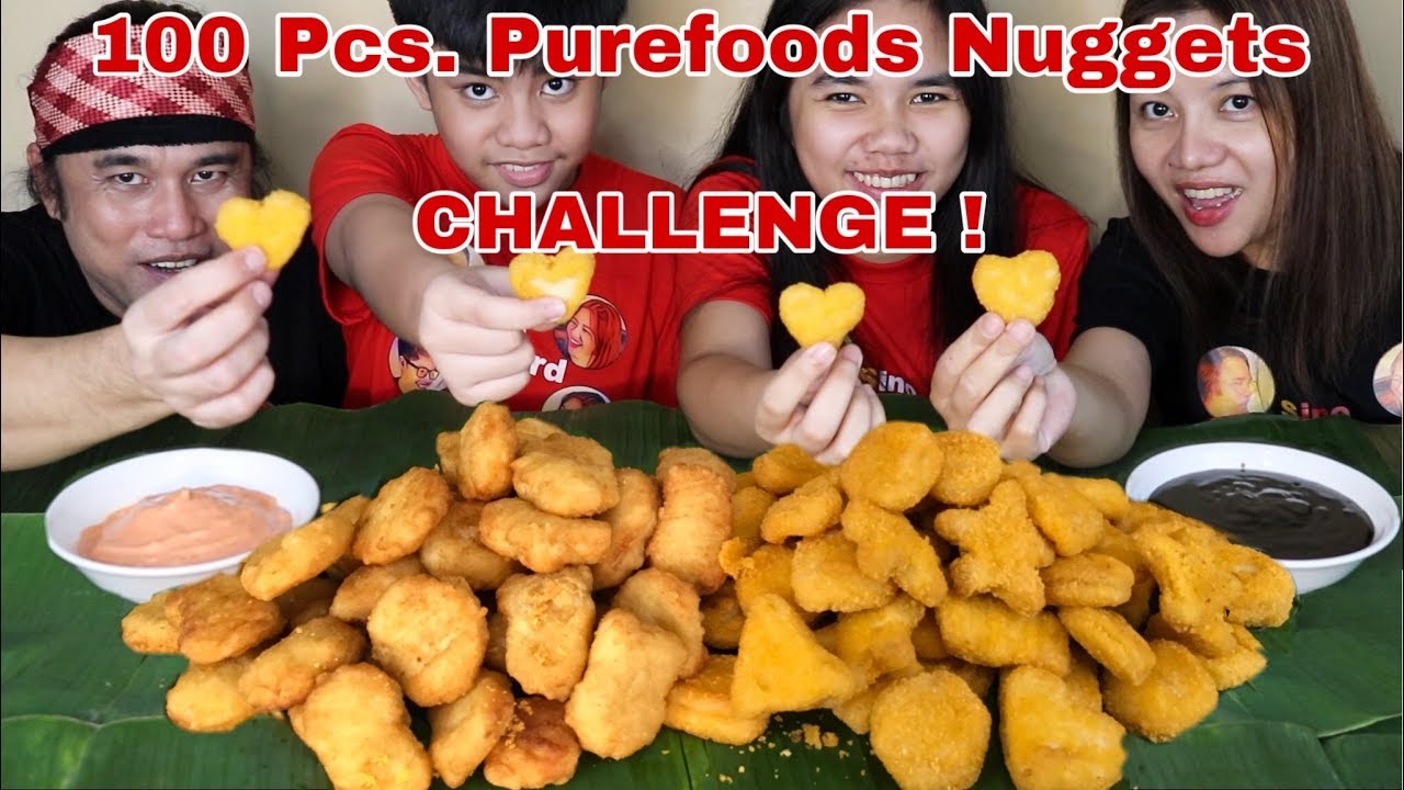 100 Pcs. Chicken Nuggets (PureFoods Chicken breast Nuggets,PureFoods ...