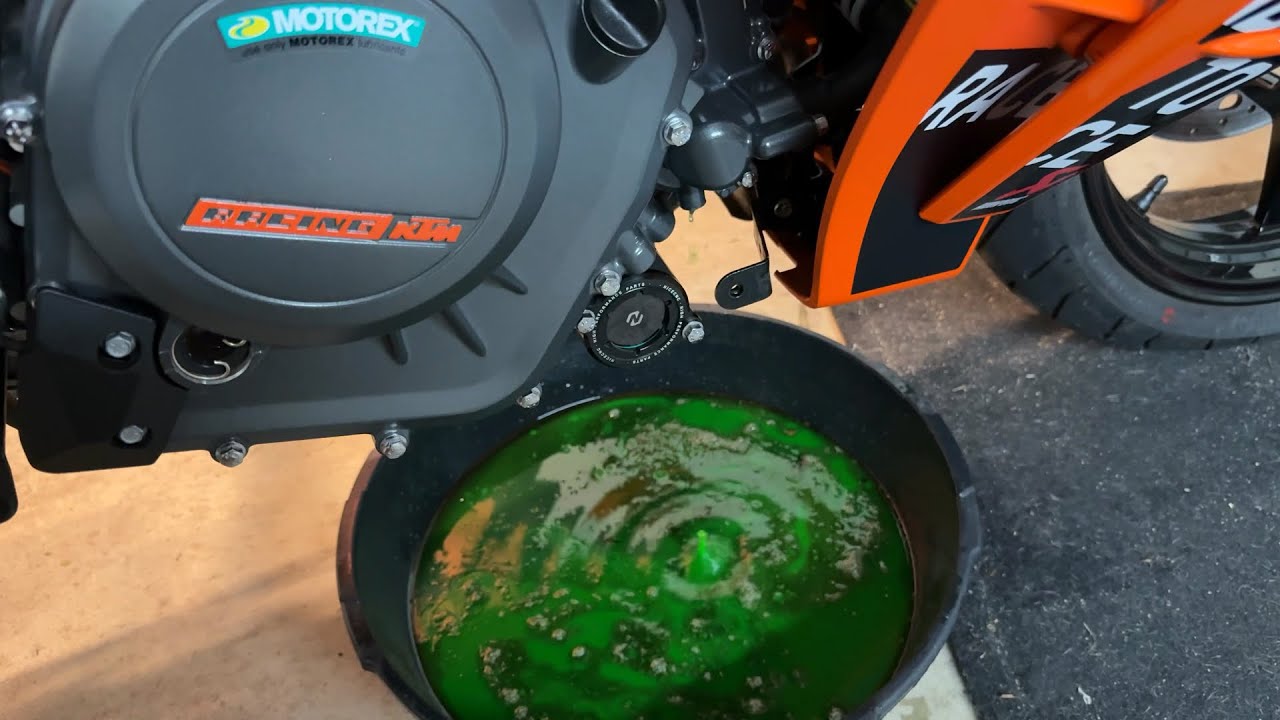 Engine Ice Coolant For The 2023 KTM RC 390-_-BleedOrangeVlogs - YouTube