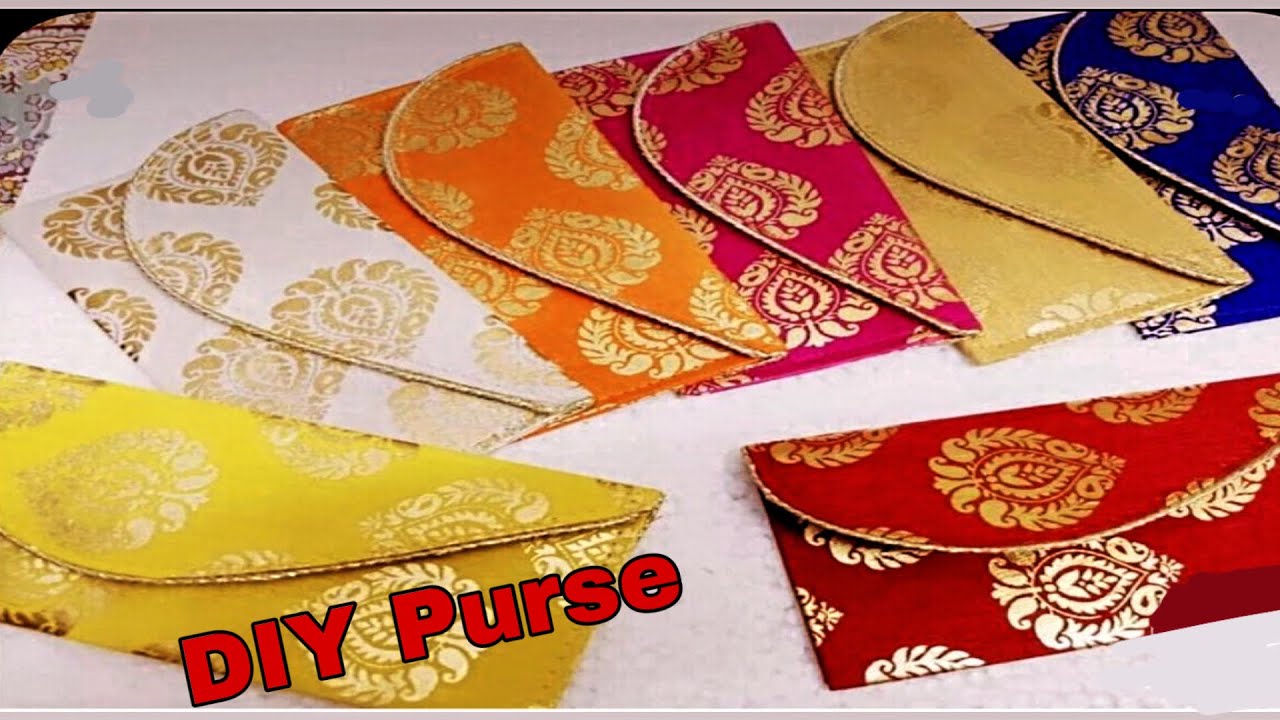 DIY partywear Purse/How To Make Designer Bag At Home/Diy crossbody Bag ...