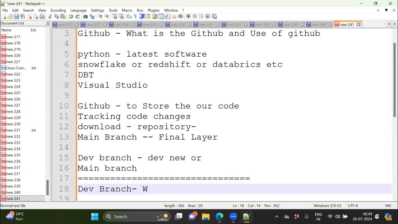 DBT Tutorial Class 1 - YouTube