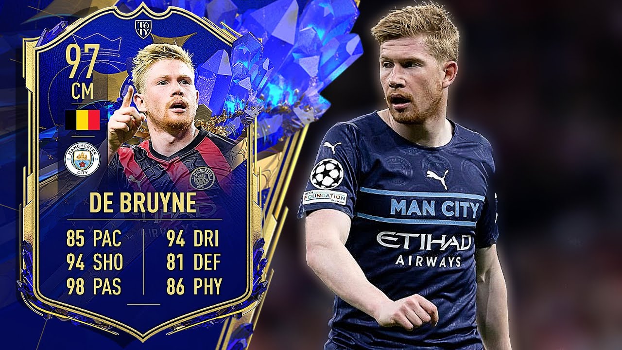 97 TOTY DE BRUYNE PLAYER REVIEW FIFA 23 - YouTube