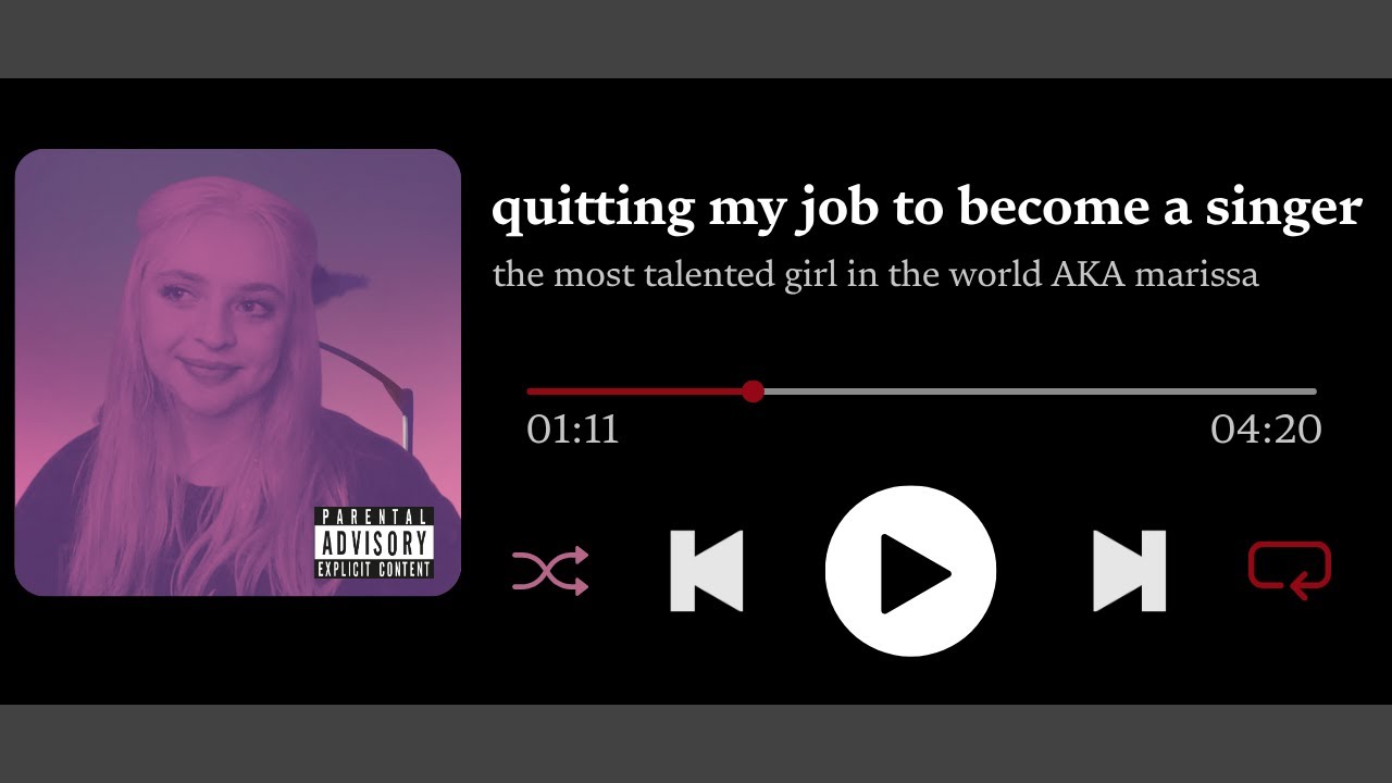 quitting my day job to become a singer - YouTube