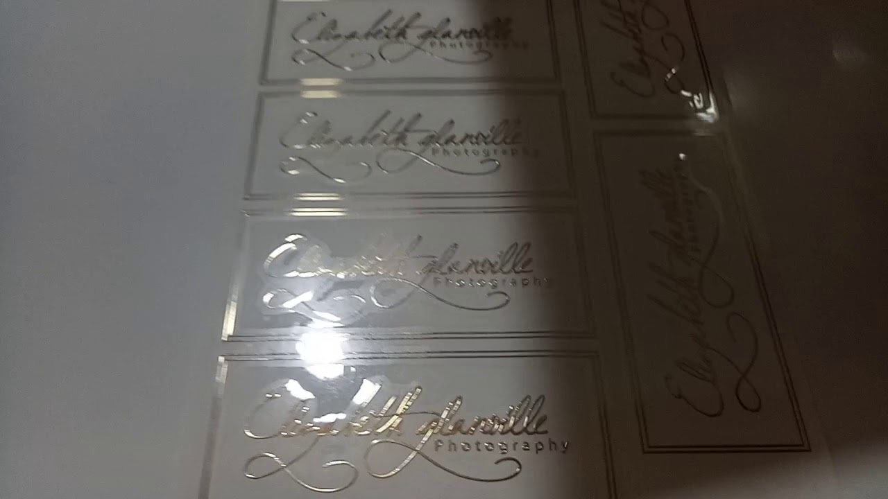 Gold plated metal letters, logos, metal stickers - YouTube