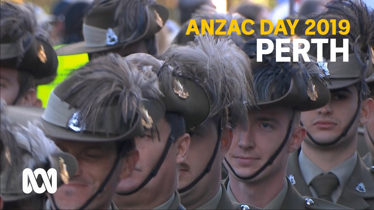 Anzac Day 2019 - Perth march and service - YouTube