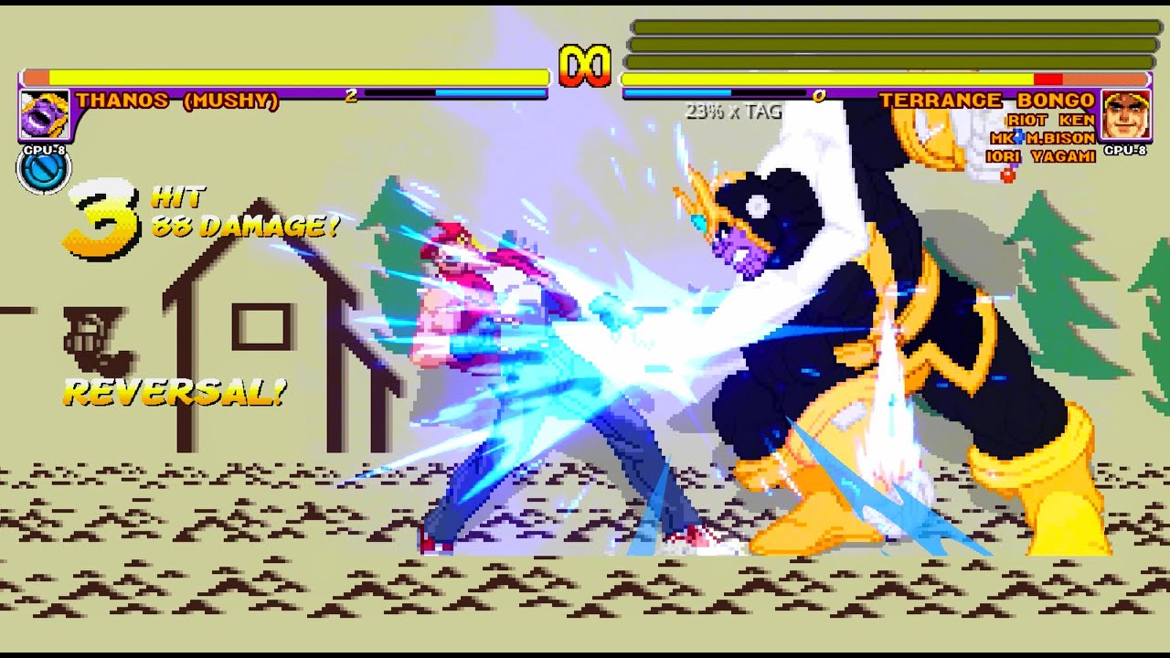 Unrelenting Force! Thanos (Mushy) vs Team Terrance Bongo [IKEMEN GO ...