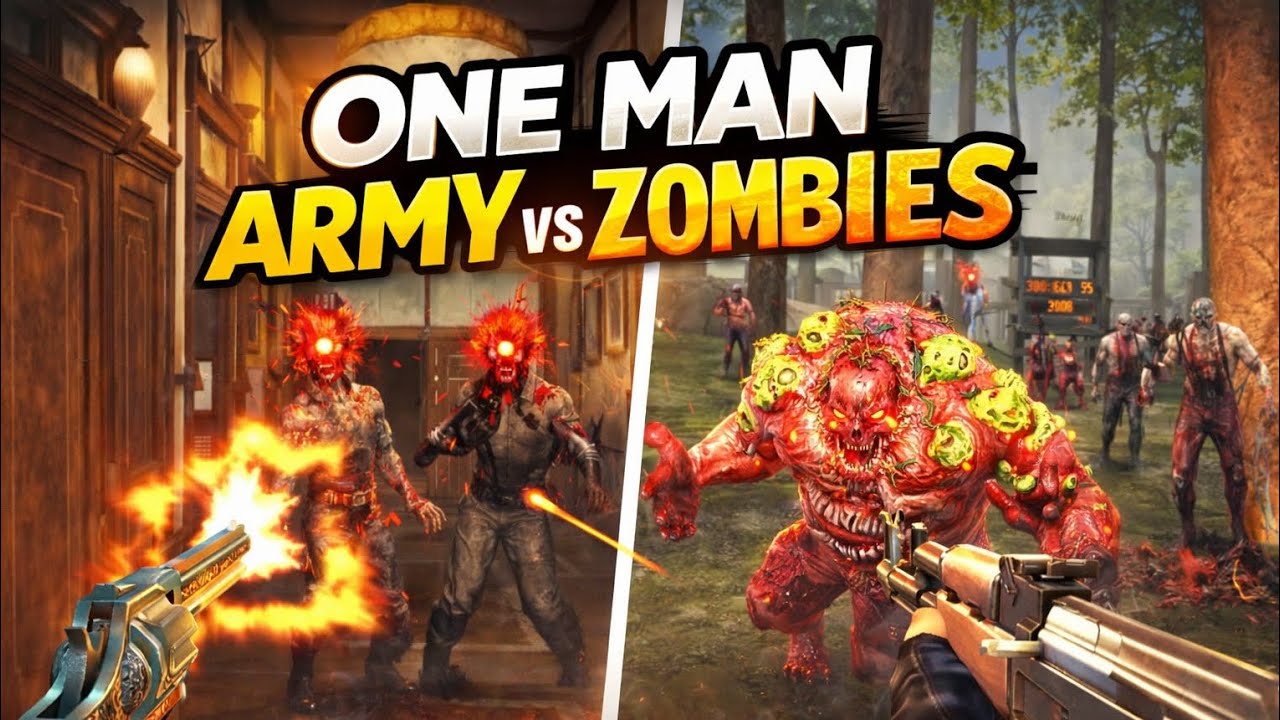 One Man Army vs Zombies 😱🔥 | Insane FPS Zombie Survival Gameplay - YouTube