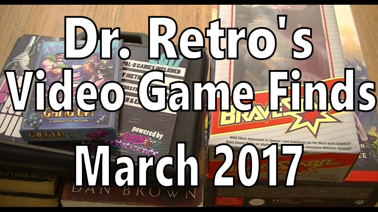 Dr. Retro's Video Game Finds March 2017 - YouTube