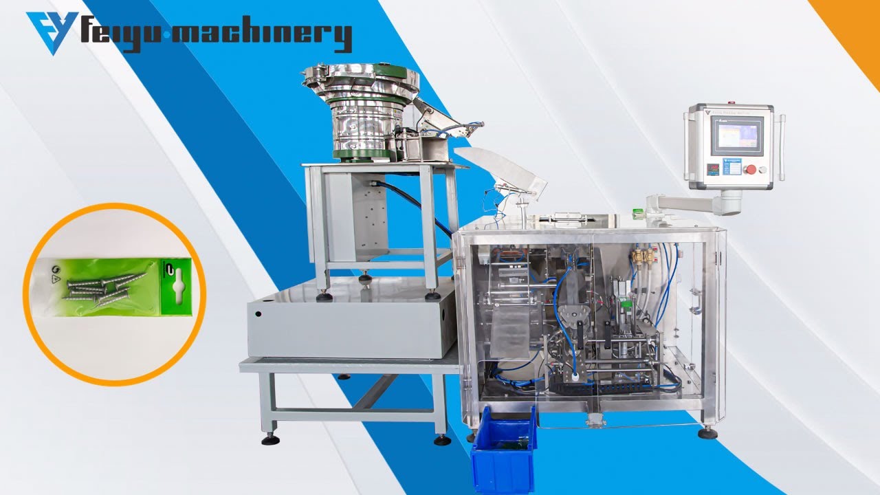 Screw Counting Packing Machine, for Plastic Bag with Header - YouTube