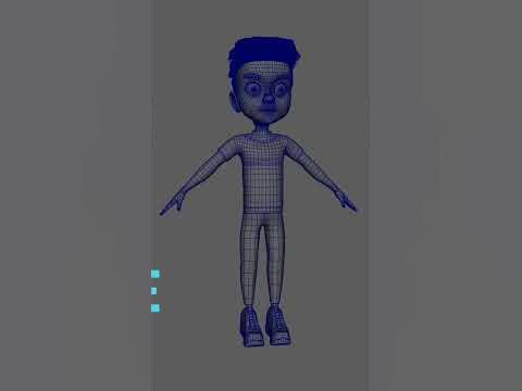 3D character modeling in Maya. #3danimation #autodeskmaya #3dmaya #characterdesign #3dmodeling ...