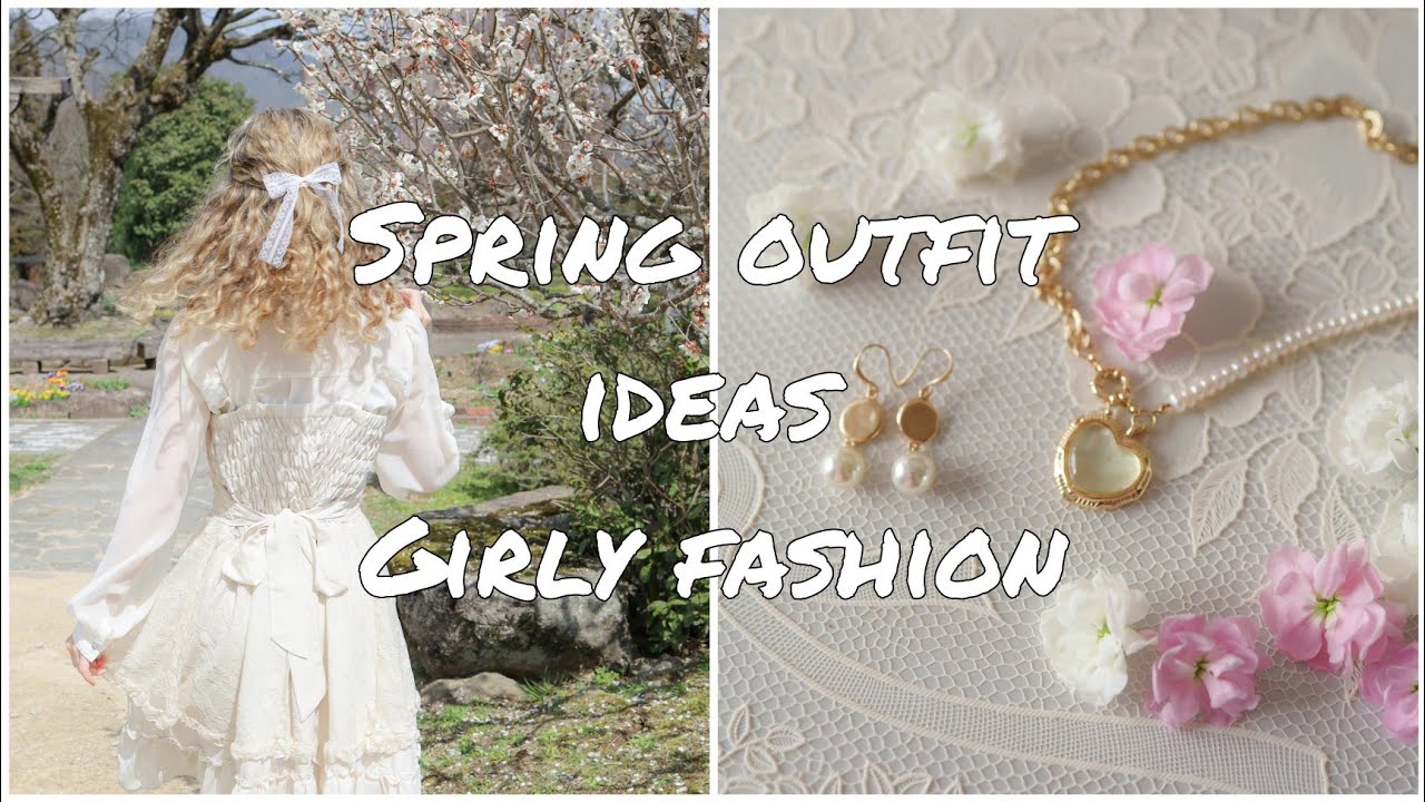 Girly outfits for spring 👒 - YouTube