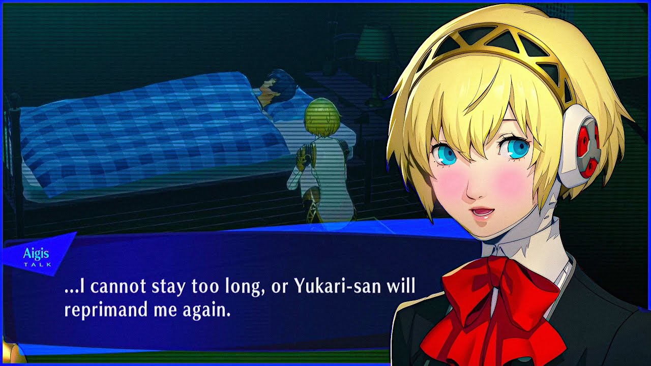 What Happens When Aigis Sneaks Into Your Room - Persona 3 Reload - YouTube