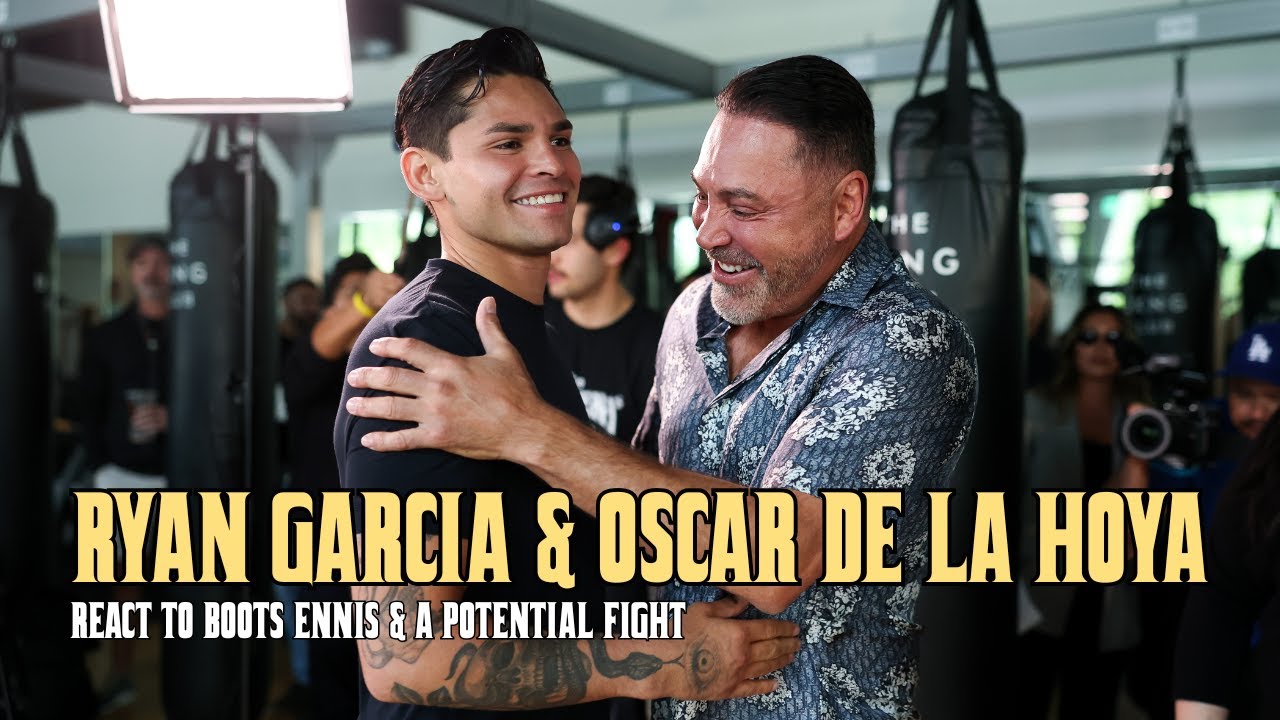 'RYAN GARCIA vs. BOOTS IS A MEGA FIGHT' RYAN GARCIA & OSCAR DE LA HOYA ...