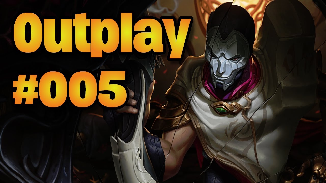 LoL Outplay #005: Jhin counterplay enemy 4 man gank - YouTube