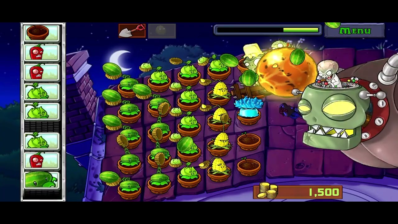 game planet vs zombie level 10 Roof .Adveture 1 . - YouTube