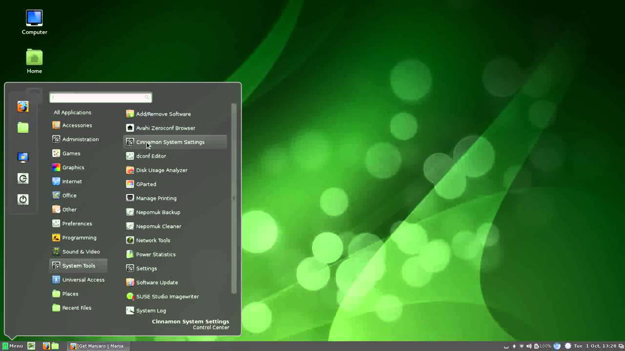 Manjaro Cinnamon Review - YouTube