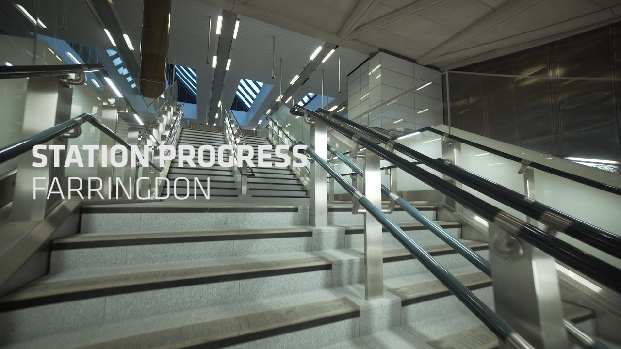 Station Progress: Farringdon (February 2020) - YouTube