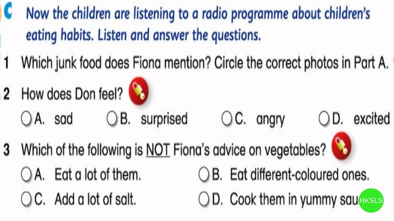 Primary 4 English : L.E. 4B (2nd Ed.) P.34 Chapter 4 Practice 1C - YouTube