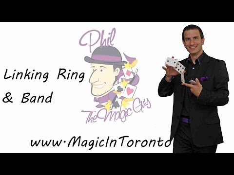 Magic Trick Rubber Bands: Linking Rings!