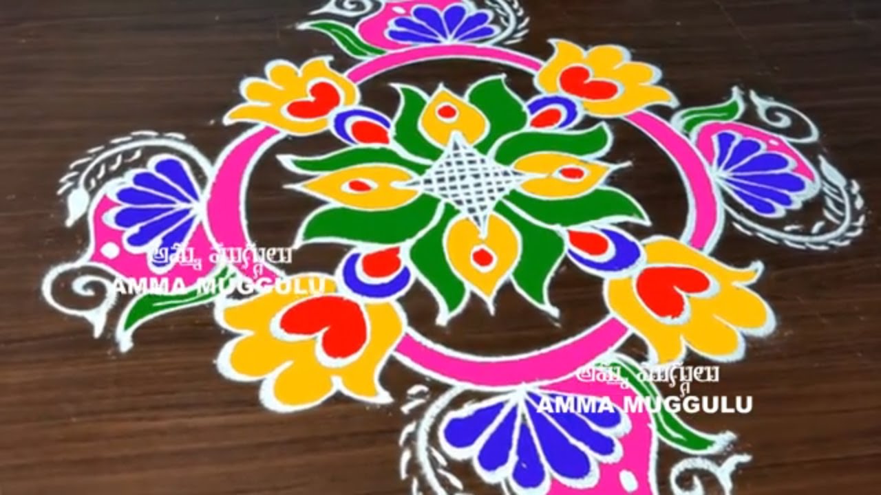 dasara_special design /Kolam Rangoli design /vijaya_dashami dussera ...