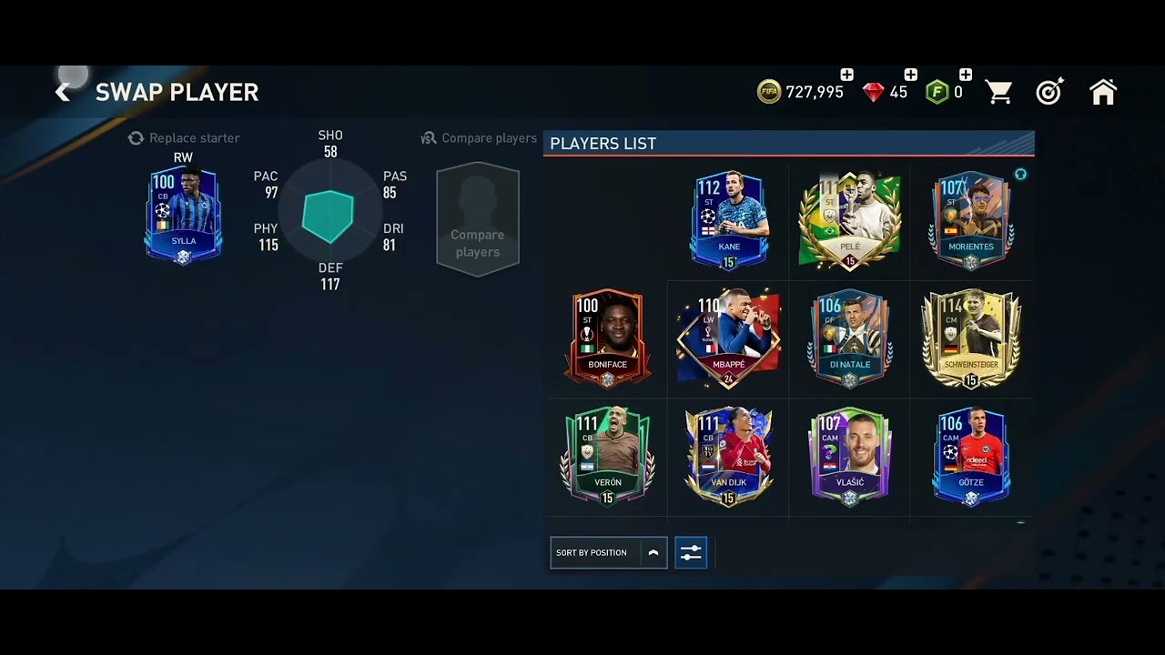 Отборът ми във FIFA MOBILE - YouTube