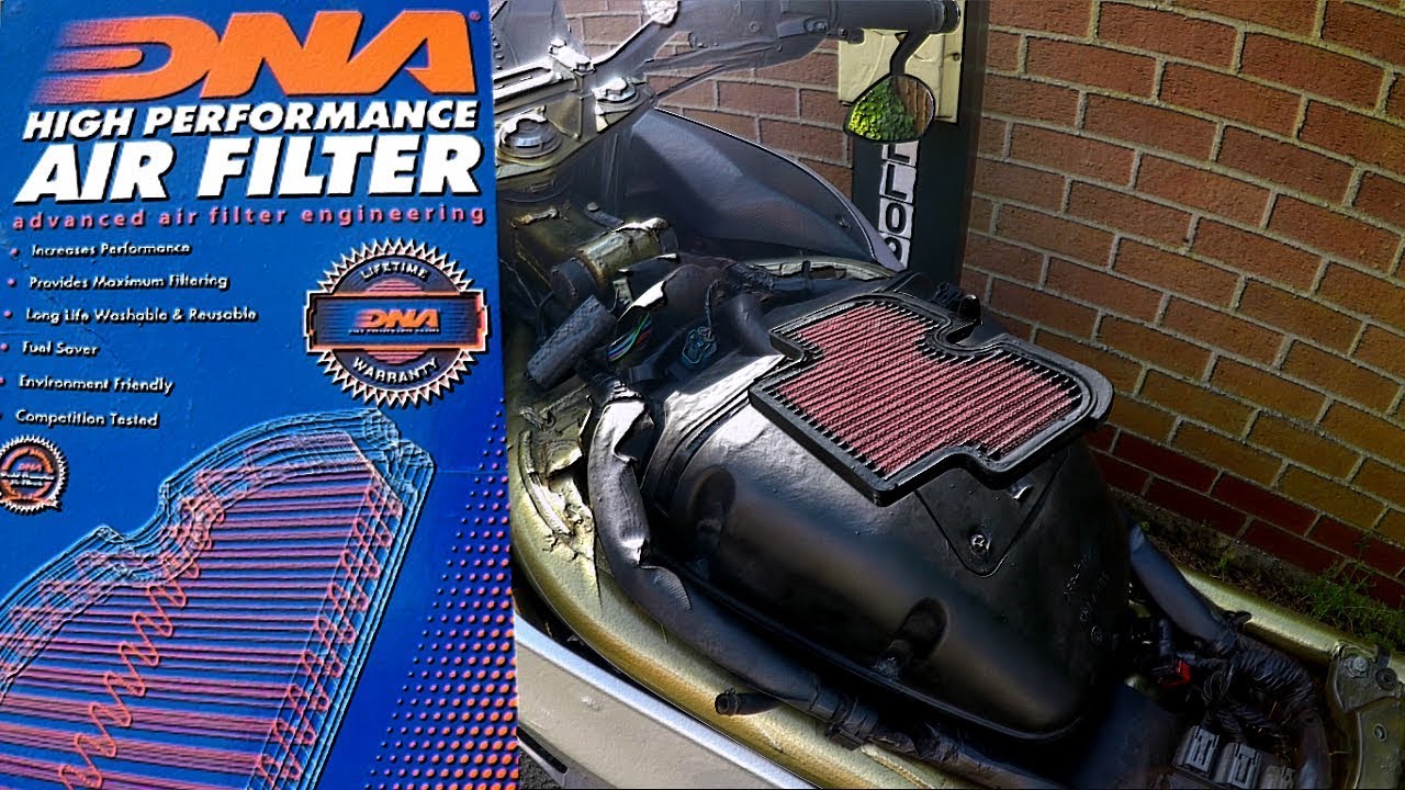 How To Fit An Air Filter | Kawasaki ER6f / Ninja 650 (Performance ...