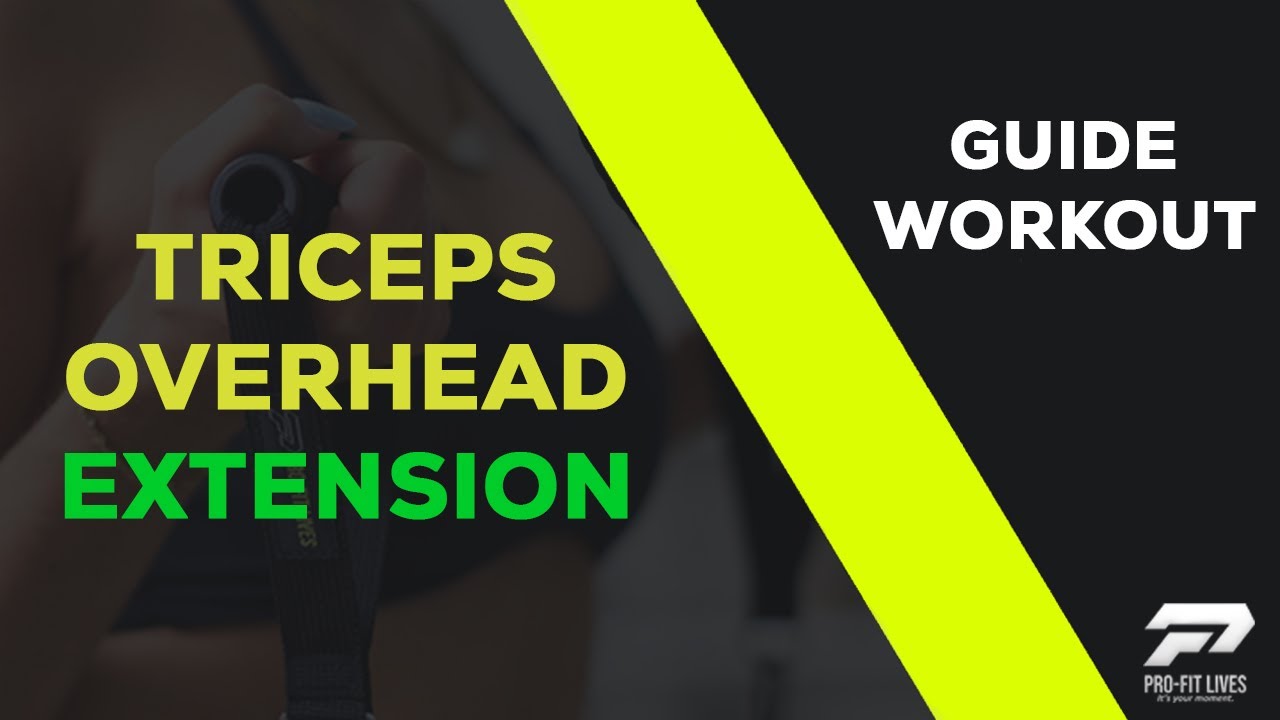 Overhead Triceps Extension — Long Head Triceps Strength and Isolation ...