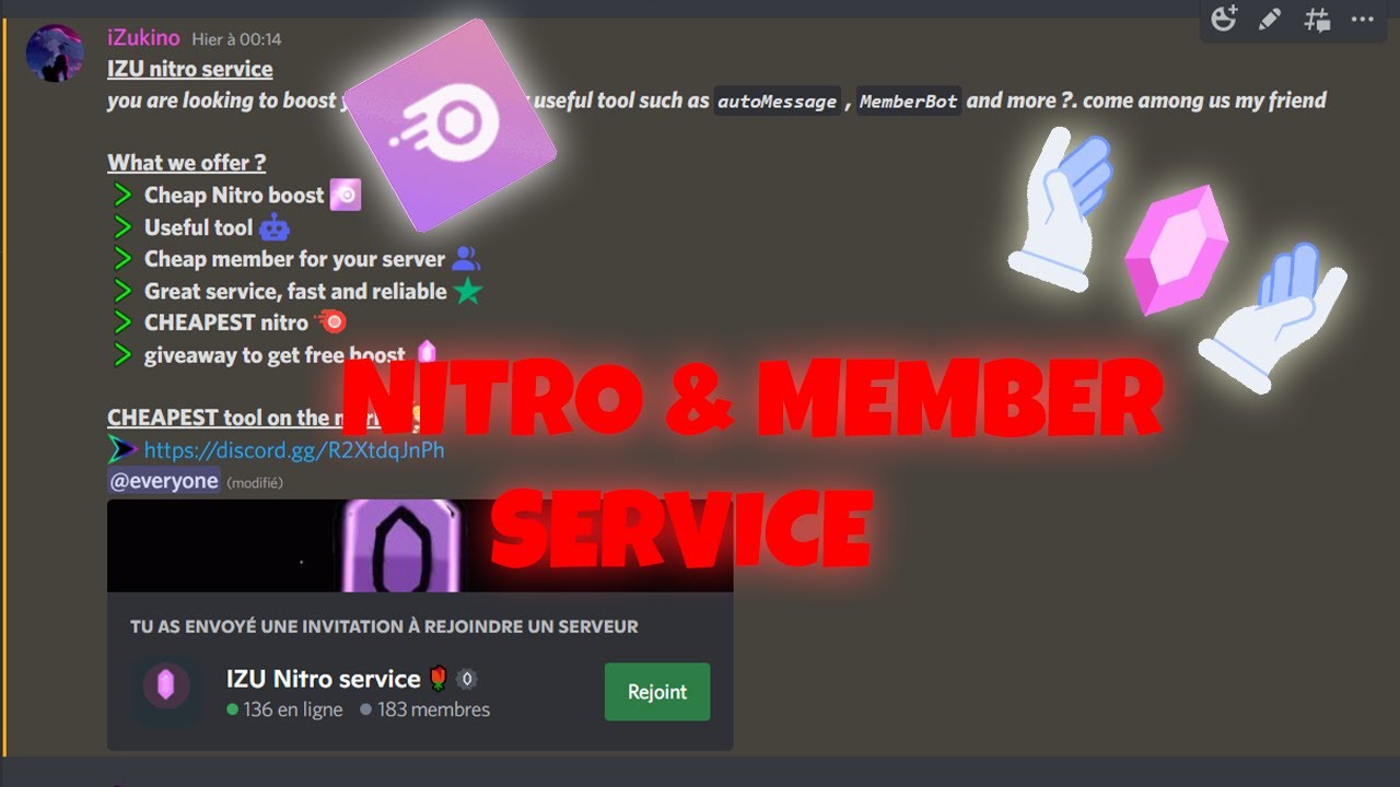 [DISCORD] cheap NITRO / BOOST / MEMBERS 🧡 - YouTube