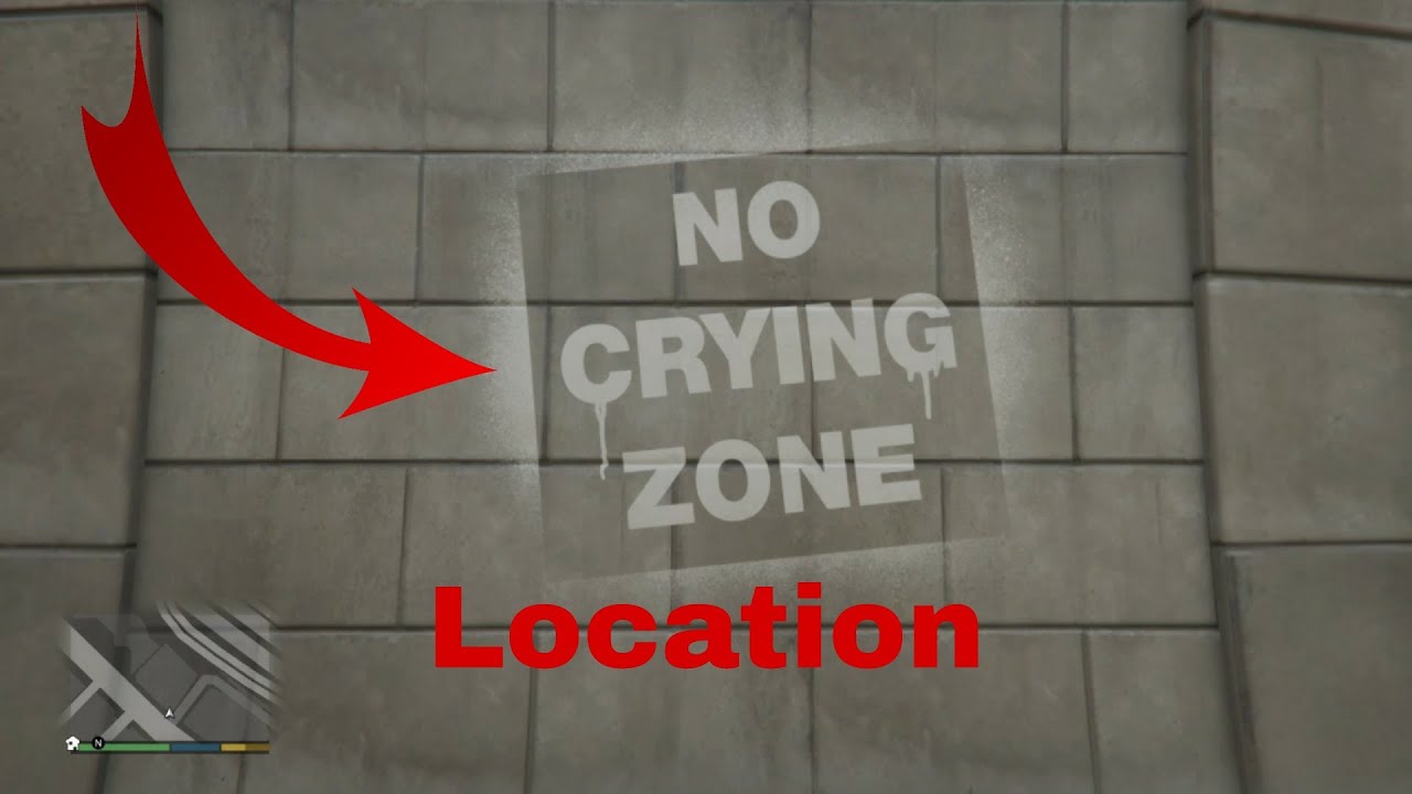No Crying Zone Location | Gta 5 Online - YouTube