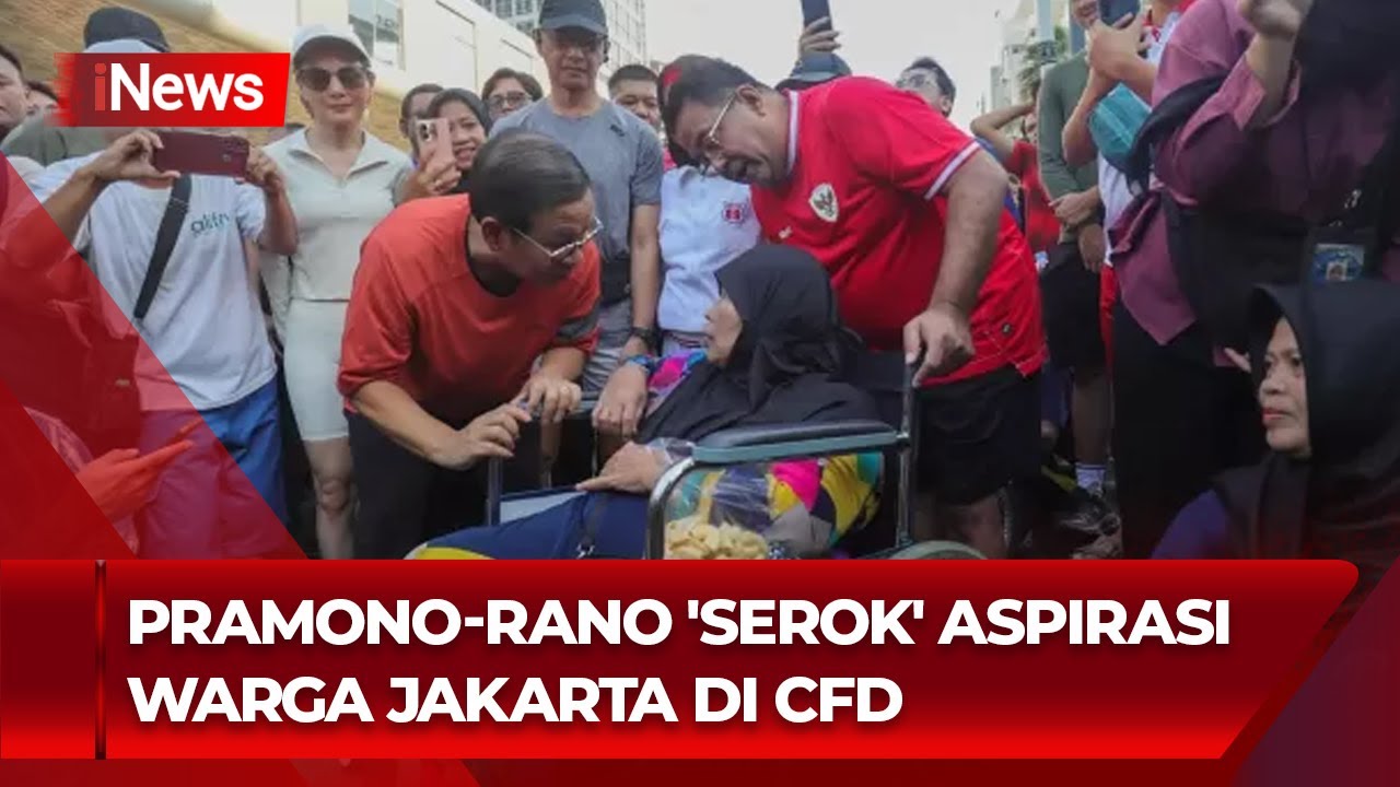 Pramono-Rano Sapa Warga di CFD, Karaokean Lagu 'Si Doel Anak Betawi ...