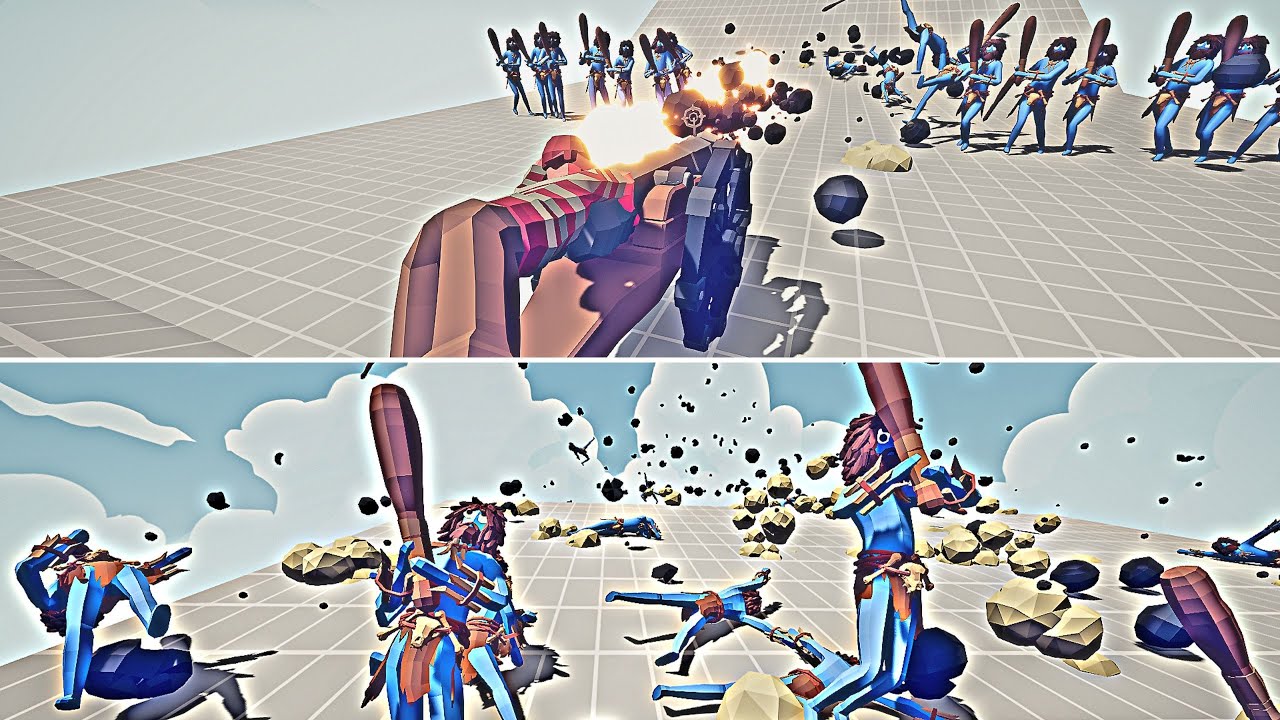 Every God Cannon 20x vs All Units 😨 Epic Fight TABS #tabs - YouTube