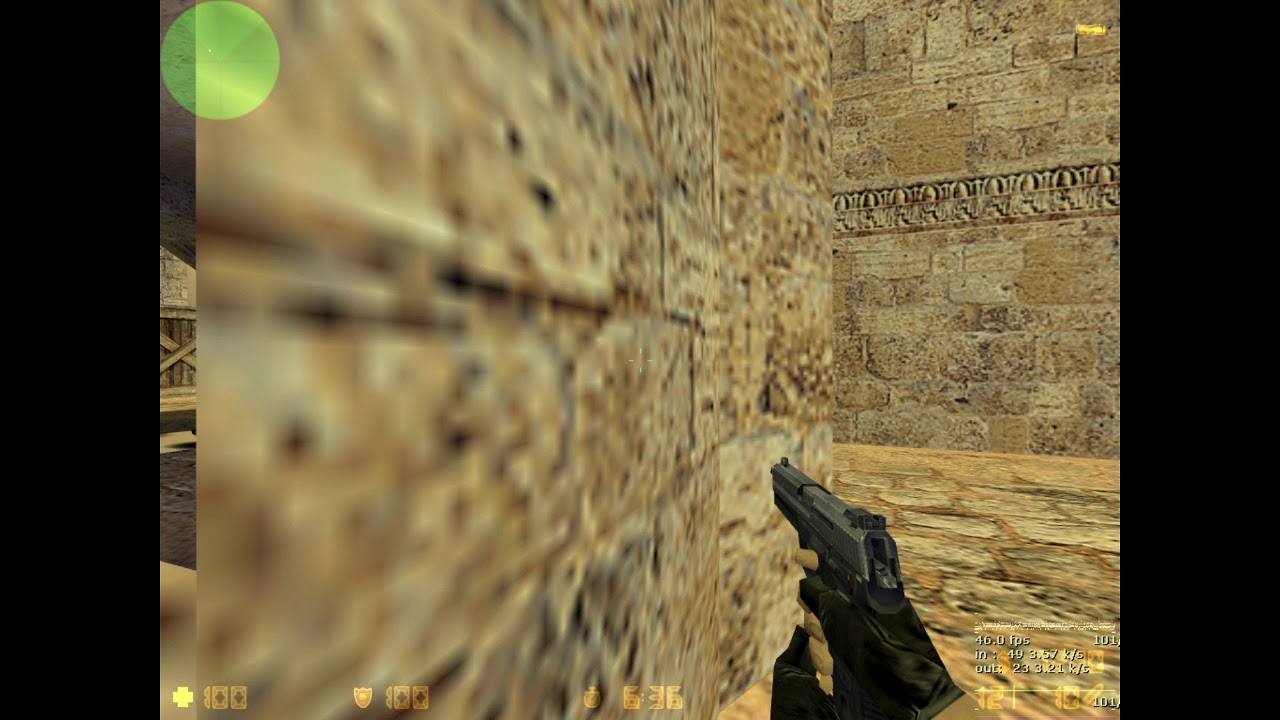 Counter-Strike 1.6 See through wall on de_dust2 - YouTube