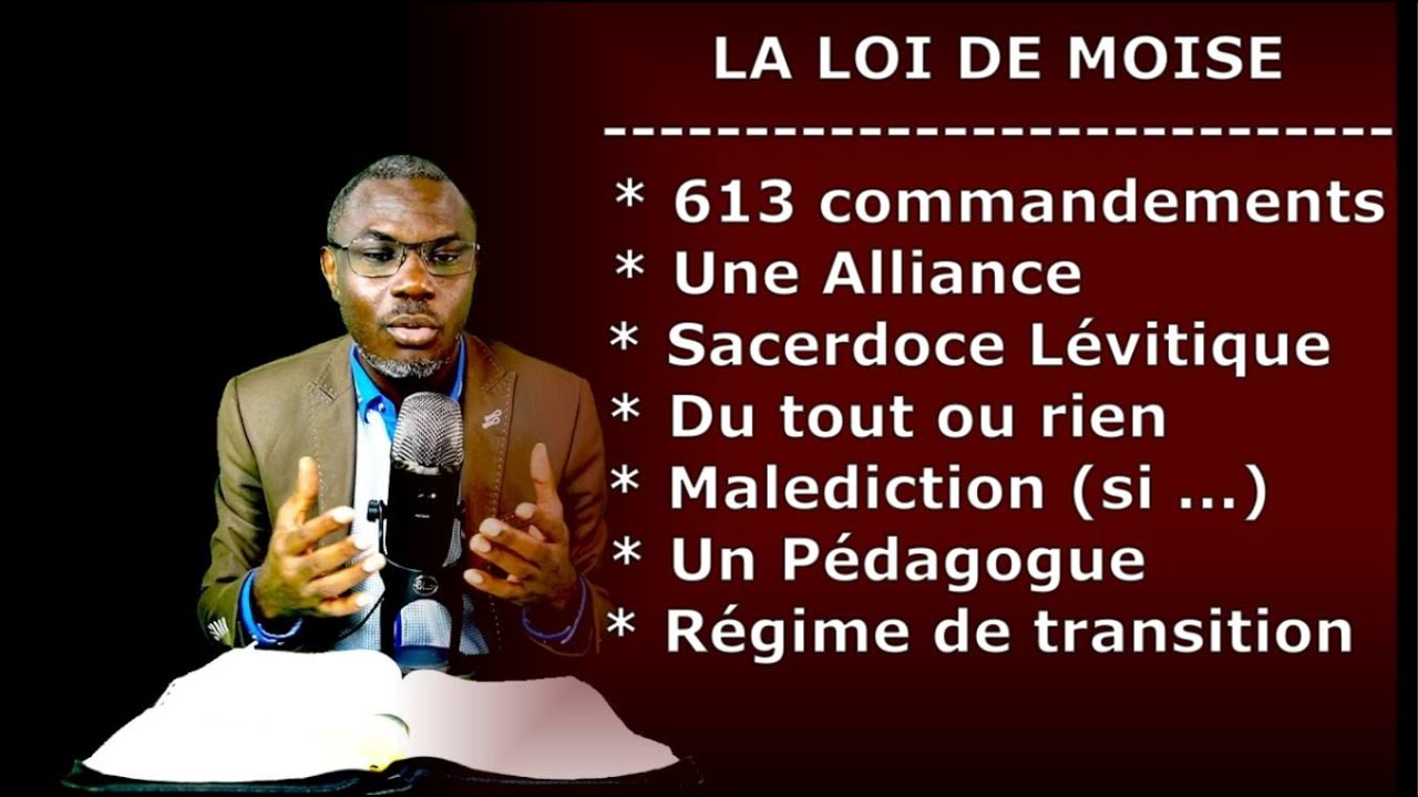 Vidéo №296 - La Loi de Moïse et La Grâce de Jésus (Une étude très très ...
