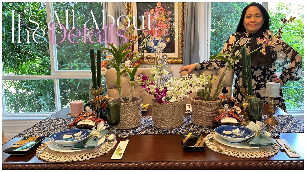 Japanese-Themed Table Setting: Handpainted Sushi Plates & Name Cards ...