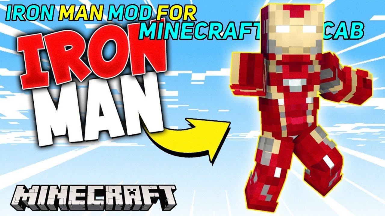 Iron Man Mod For Minecraft PE And Crafting And Building || Iron Man Add ...