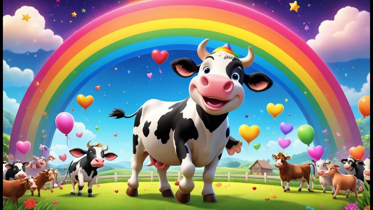 Dancing Cow with Coco – Moo Moo Boogie! | Funky Farm Rhyme for Kids ...