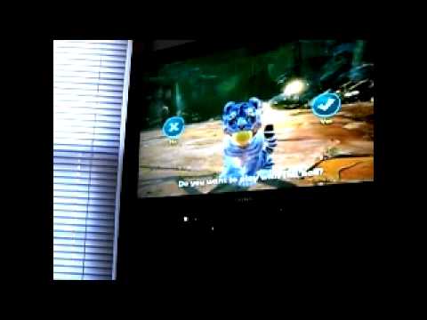 showing you how to use the scan rock in kinectimals and maltese tiger ...