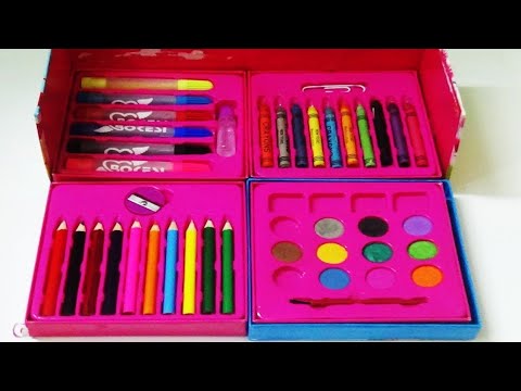 unboxing colur box for kids - YouTube