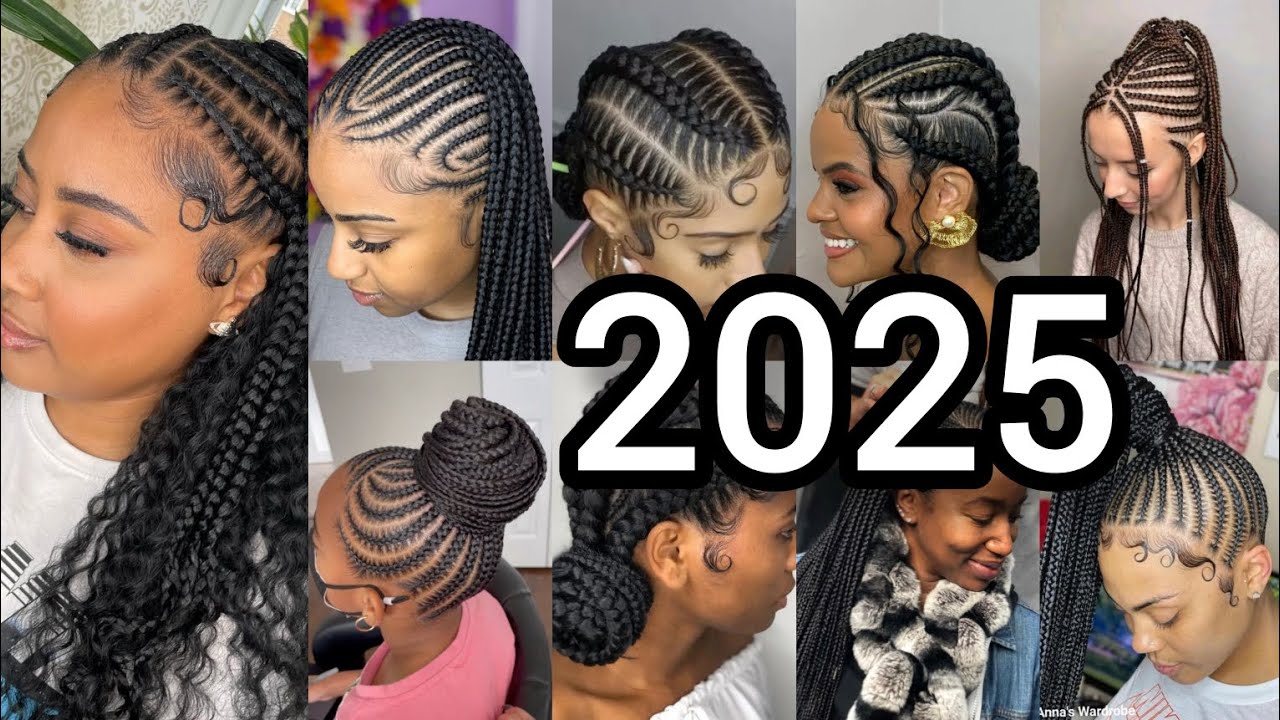 Cute straight back cornrows hairstyles for black women | Cornrow braids ...